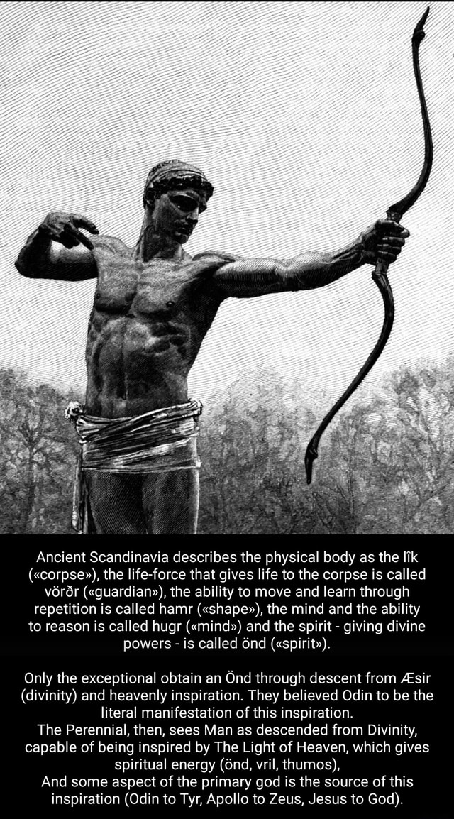 Ancient Scandinavia describes the physical body as the lik ("corpse ...