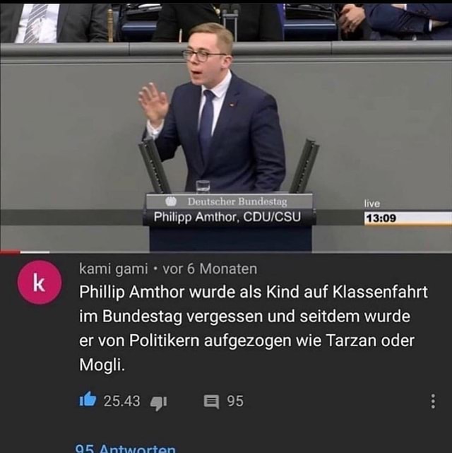 Philipp Amthor, kami gami vor 6 Monaten Phillip Amthor wurde als Kind ...