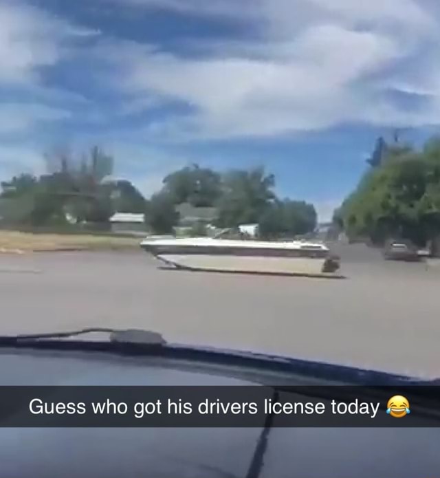 Guess who got his drivers license today © - iFunny