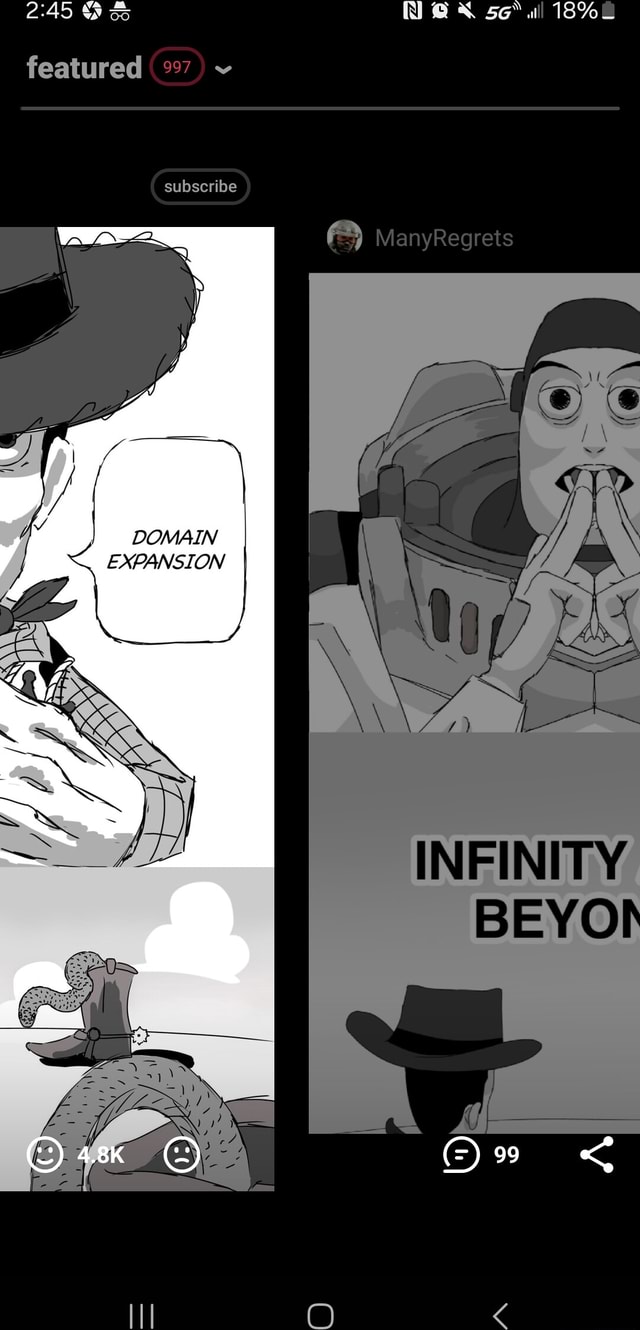 OS featured subscribe DOMAIN EXPANSION INFINITY BEYOR - iFunny