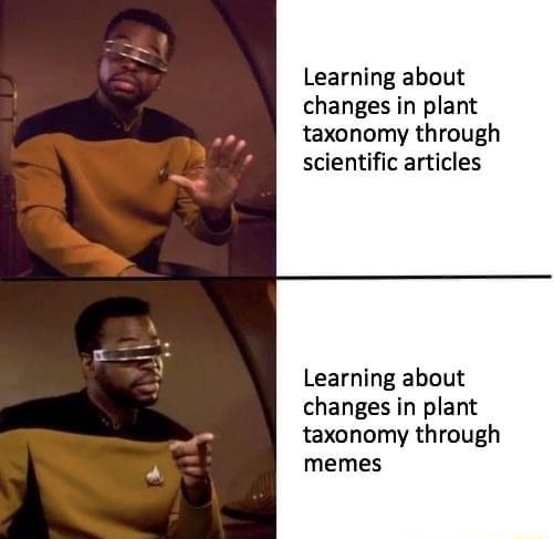 Learning about changes in plant taxonomy through scientific articles ...