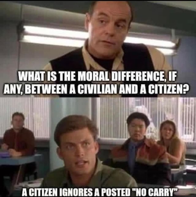 WHAT IS THE MORAL DIFFERENCE, IF -ANY, BETWEEN A CIVILIAN AND A CITIZEN ...