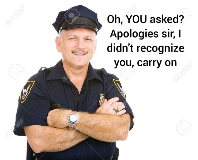 Oh, YOU asked? Apologies sir, I didn't recognize you, carry on - iFunny