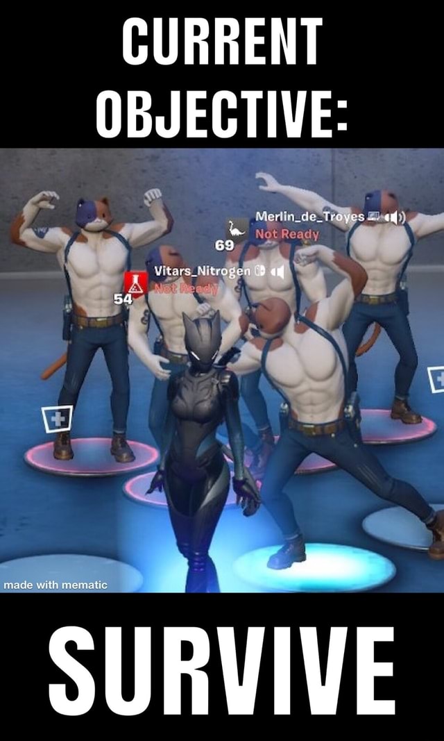 CURRENT OBJECTIVE: SURVIVE - iFunny