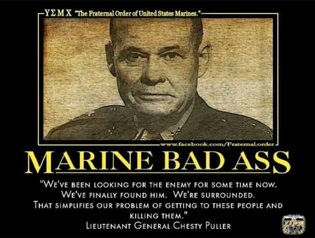"The Fraternal Order of United Stetes MARINE BAD ASS "We'VE BEEN ...