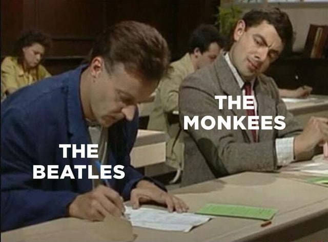 THE MONKEES THE BEATLES - iFunny