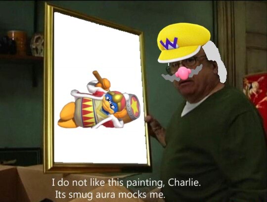 Ido not like this painting, Charlie. Its smug aura mocks me. - iFunny