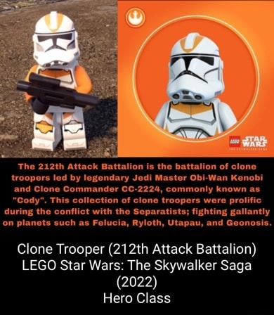 'The 212th Attack Battalion is the battalion of clone troopers led by ...