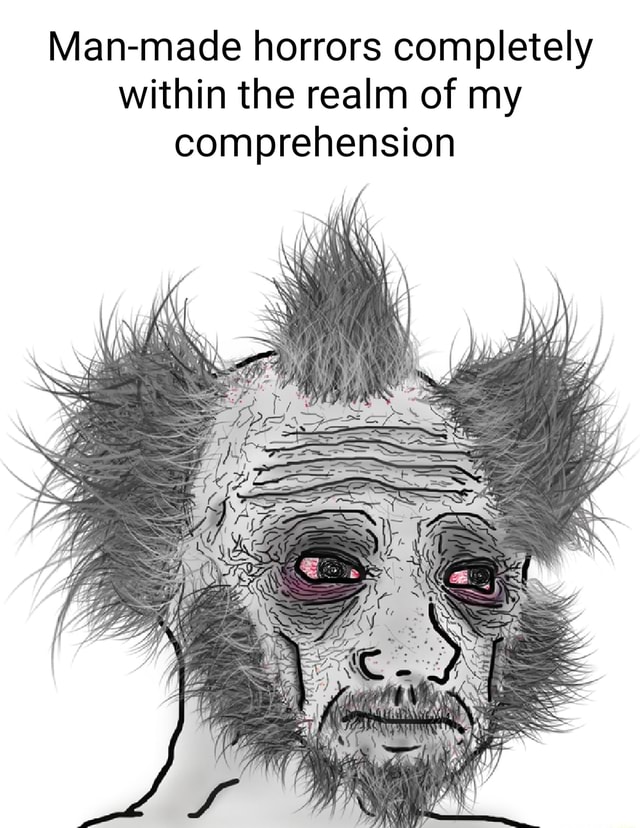 Man-made horrors completely within the realm of my comprehension - iFunny