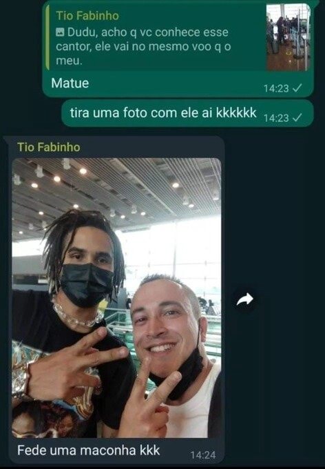 Primeiro meme que posto, foda-se se não tem graça. - Tio Fabinho 8 Dudu ...