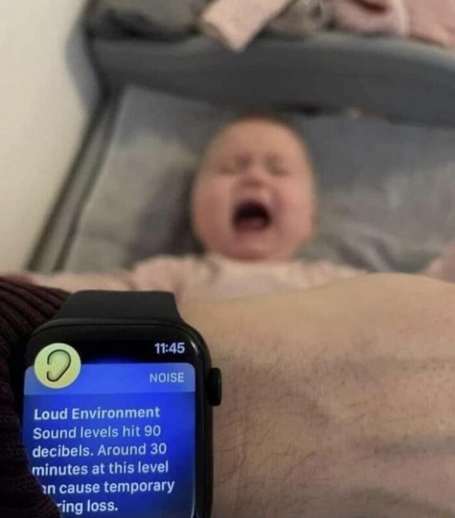 NOISE Loud Environment Sound levels hit 90 decibels. Around 30 minutes ...