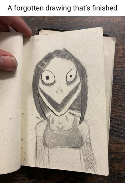 A forgotten drawing that's finished - iFunny