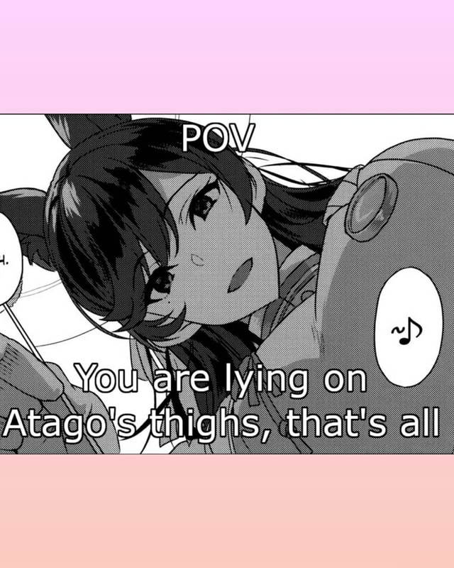 Are lying Atago sthighs, that's all - iFunny