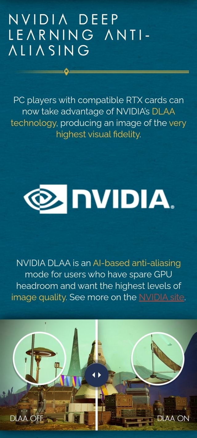 NV 1 DEA BR LEARNING ANTI- ALIASING PC players with compatible RTX ...