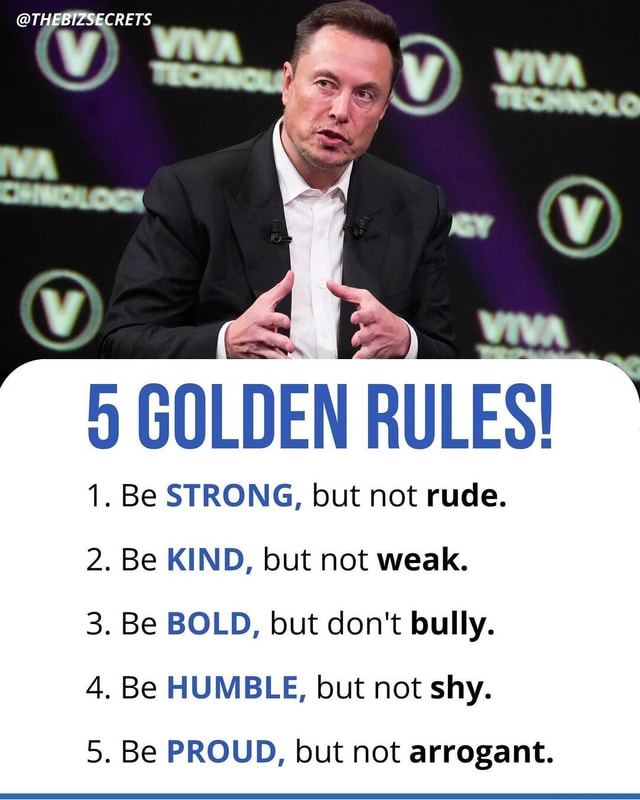 In embracing these five golden rules, we find a path to navigate the ...