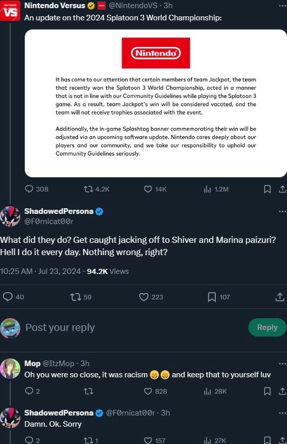 Nintendo Versus @NintendoVS An update on the 2024 Splatoon 3 World ...