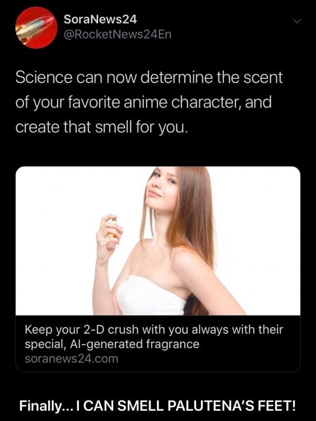 Science can now determine the scent of your favorite anime Character ...