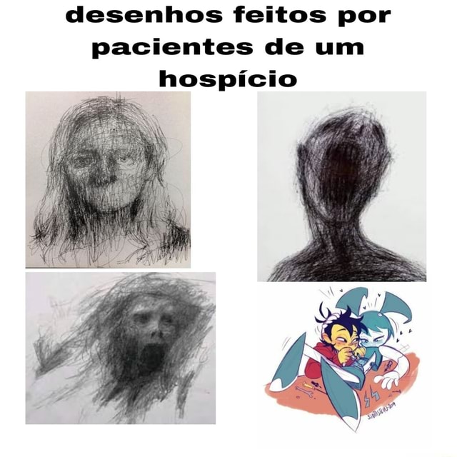 Desenhos feitos por pacientes de um hospício - iFunny Brazil