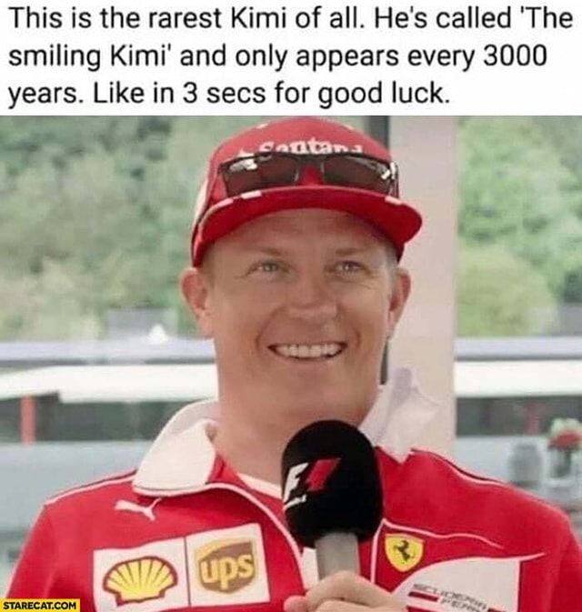 This is the rarest Kimi of all. He's called 'The smiling Kim and only ...