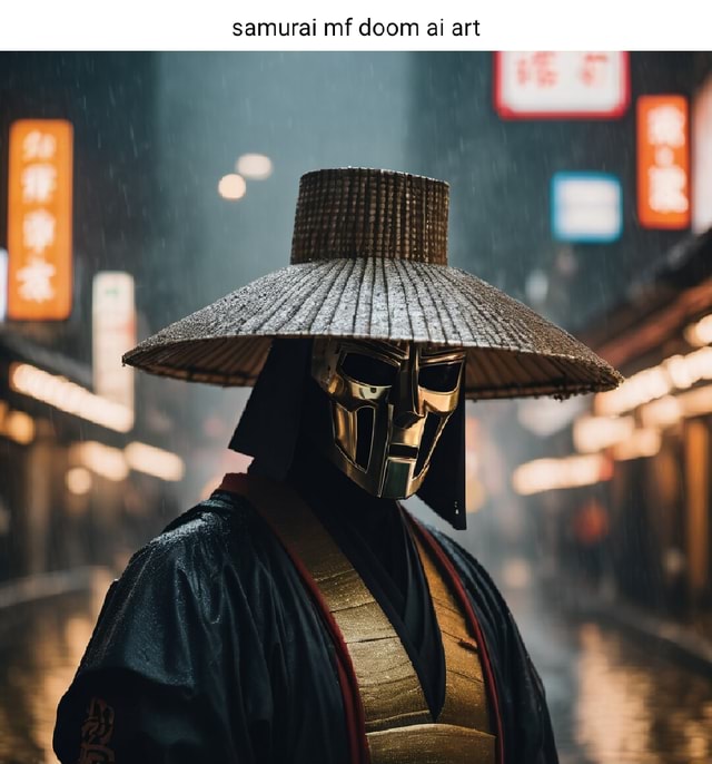 Samurai mf doom ai art - iFunny