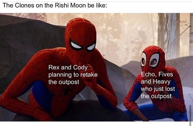 The Clones on the Rishi Moon be like: Rex and Cody planning to retake ...