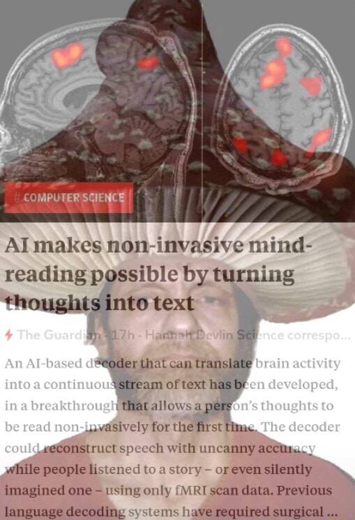 COMPUTER'SGIENCE AI makes non-invasive mind- reading possible by ...