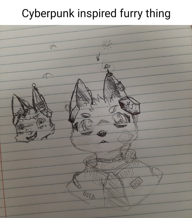 Cyberpunk inspired furry thing - iFunny