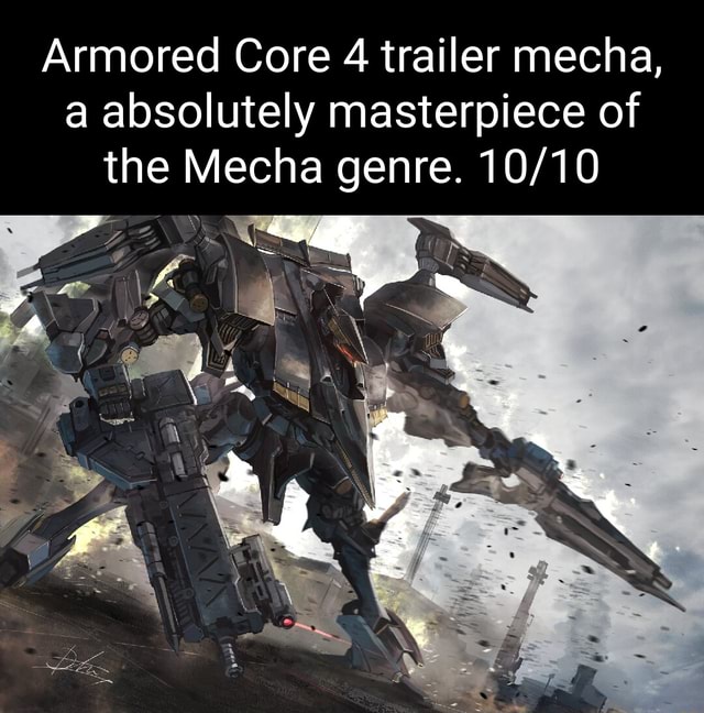 Armored Core 4 trailer mecha, a absolutely masterpiece of the Mecha ...