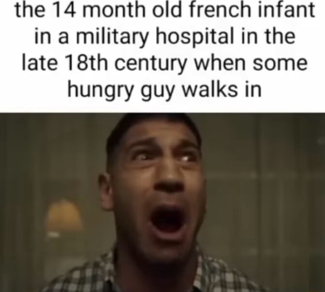 14 montn trench inant in a military hospital in the late 18th century ...