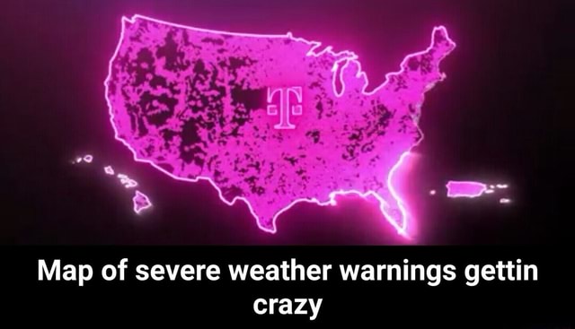 Map of severe weather warnings gettin crazy - Map of severe weather ...