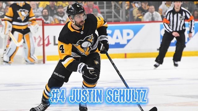 Justin Schultz representing day@4 of the countdown. Schultz was off of ...