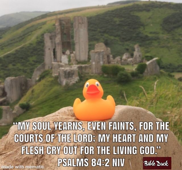 "MY SOUL YEARNS, EVEN FAINTS, FOR THE COURTS OF THE LORD: MY HEART AND ...
