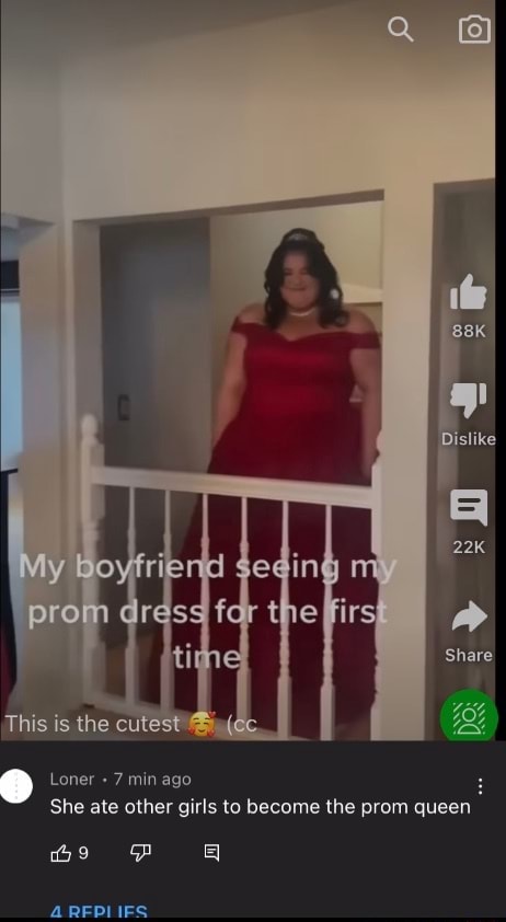 My prom dress This is the cute Loner 7 min ago SI share he ate other ...