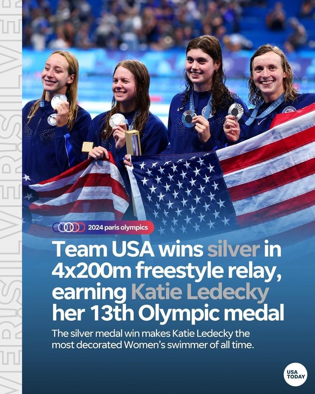 Katie Ledecky now has Olympic medals the most for a US woman Olympian ...