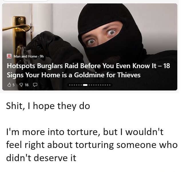 Mon and Home oh Hotspots Burglars Raid Before You Even Know It 18 Signs ...