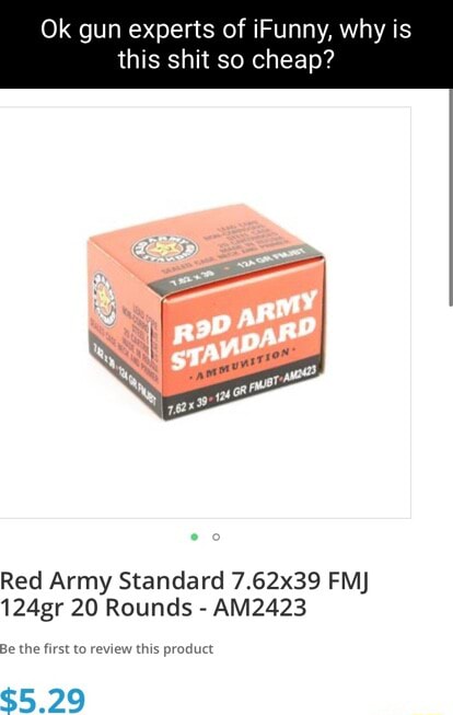 Ok gun experts of Funny, why is this shit so cheap? Red Army Standard 7 ...