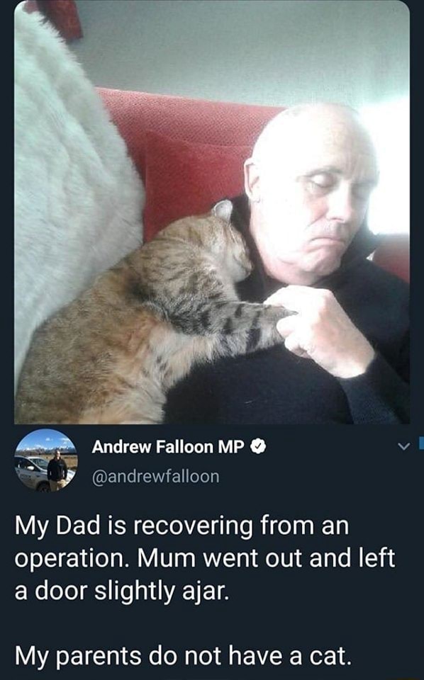 Andrew Falloon MP @ @andrewfalloon My Dad is recovering from an ...