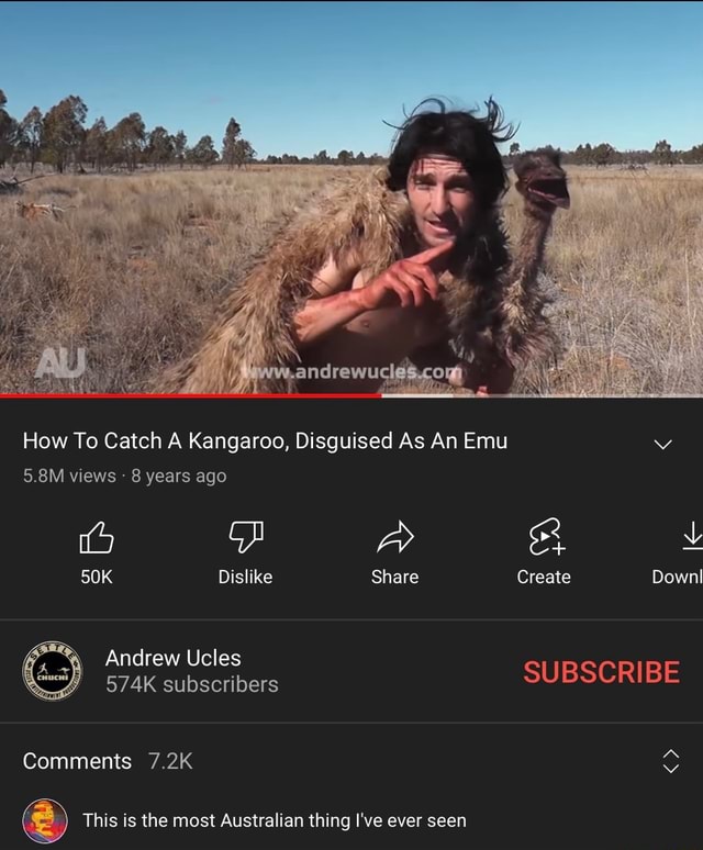 How To Catch A Kangaroo, Disguised As An Emu Vv 5.8M views 8 years ago ...