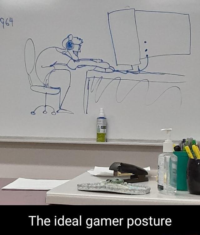 The ideal gamer posture - iFunny