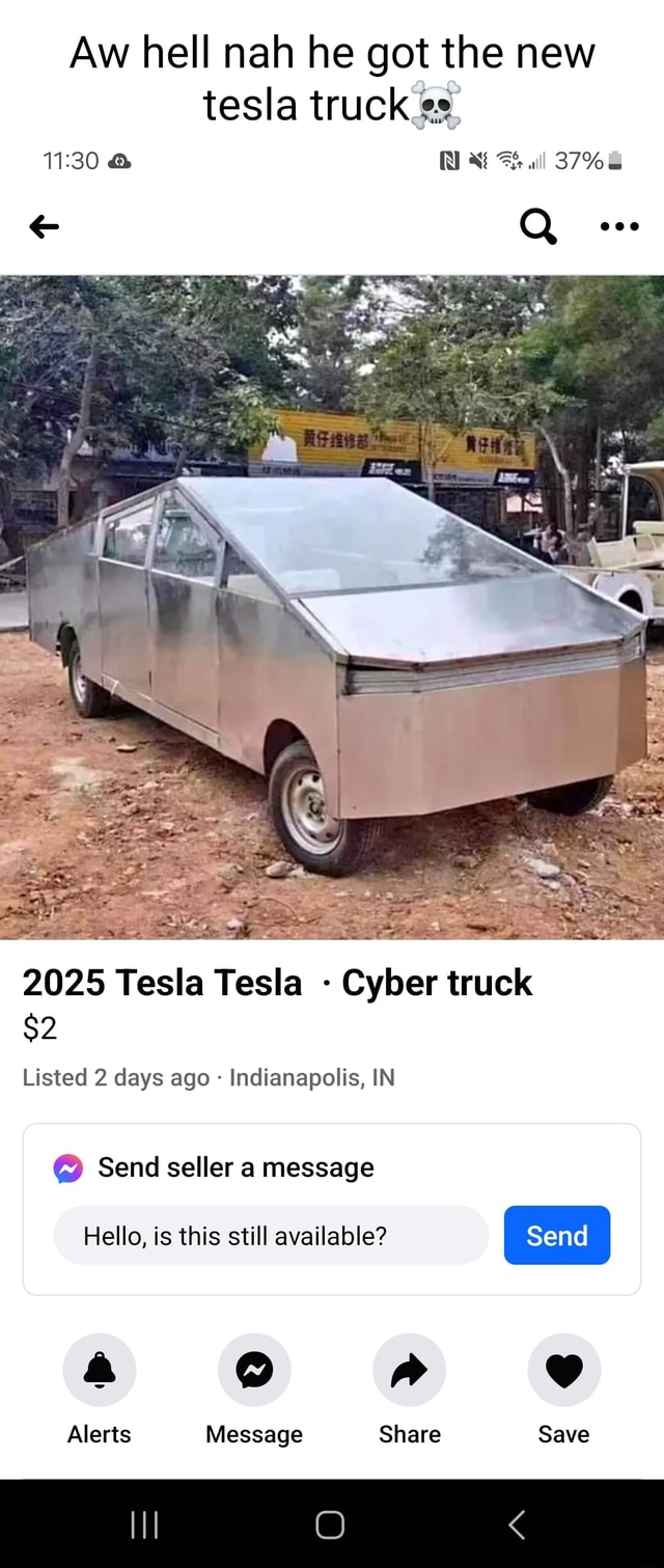 Aw hell nah he got the new tesla truck 2025 Tesla Tesla - Cyber truck ...