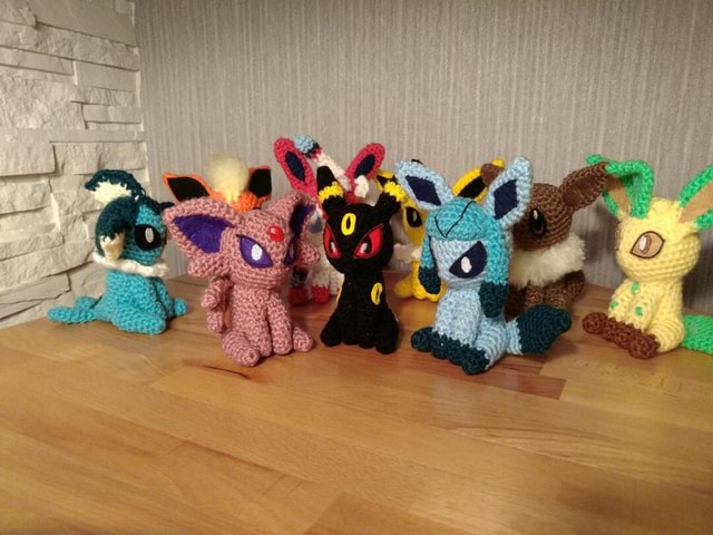 Eevee Evolution (10cm high) (crochet) - iFunny