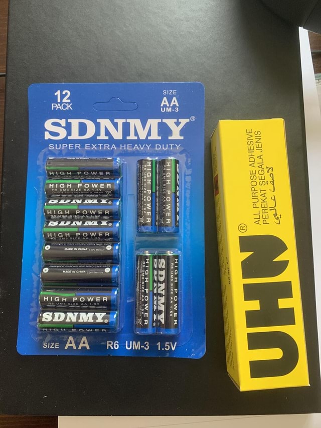 12 PACK UM-3 SDNMY NIS JE GALA SUPER. EXTRA .HEAVY DUTY HiGH POWER BE ...