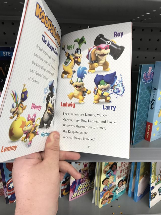 Ludwig Larry Their names are Lemmy, Wendy, Morton, Igey, Roy, Ludwig ...