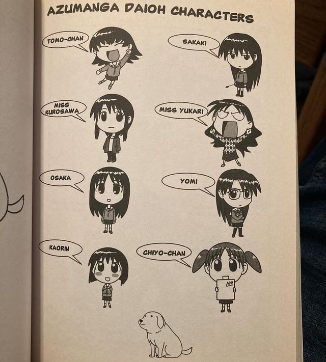 AZUMANGA DAIOH CHARACTERS - iFunny Brazil