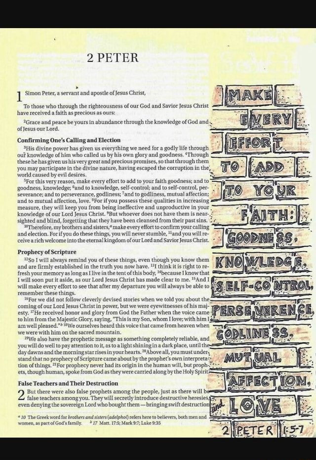 2 PETER Stmon Peter servantand apostle of Jesus Chis, IMIAK To those ...