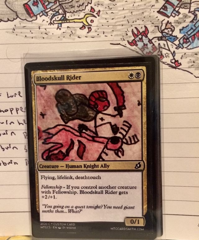 Blood Flying, lifelink, deathtouch Fellowship - If you control another ...