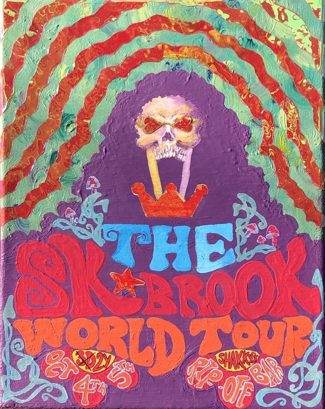 SK Brook world tour painting #onepiece #fanart #one_piece - iFunny