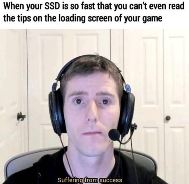 When your SSD is so fast that you can't even read the tips on the ...