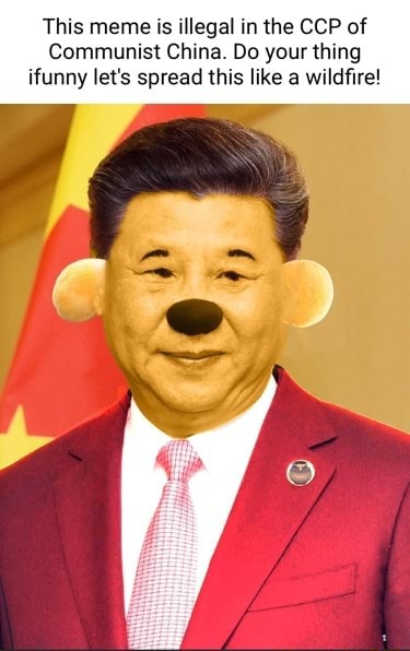 This meme is illegal in the CCP of Communist China. Do your thing ...