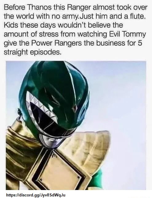 Before Thanos this Ranger almost took over the world with no army.Just ...